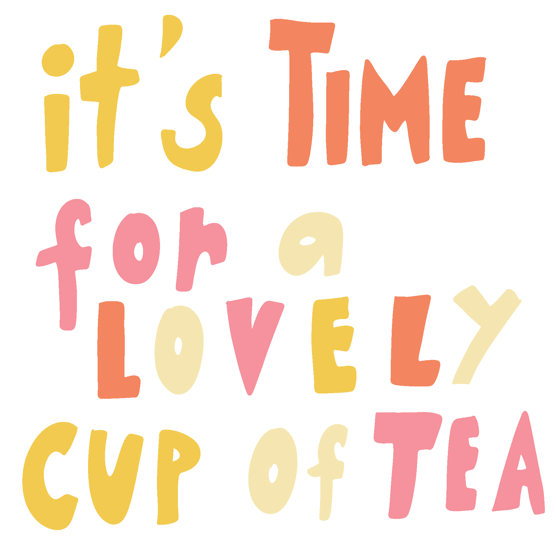 Tea Time Sticker for iOS & Android | GIPHY