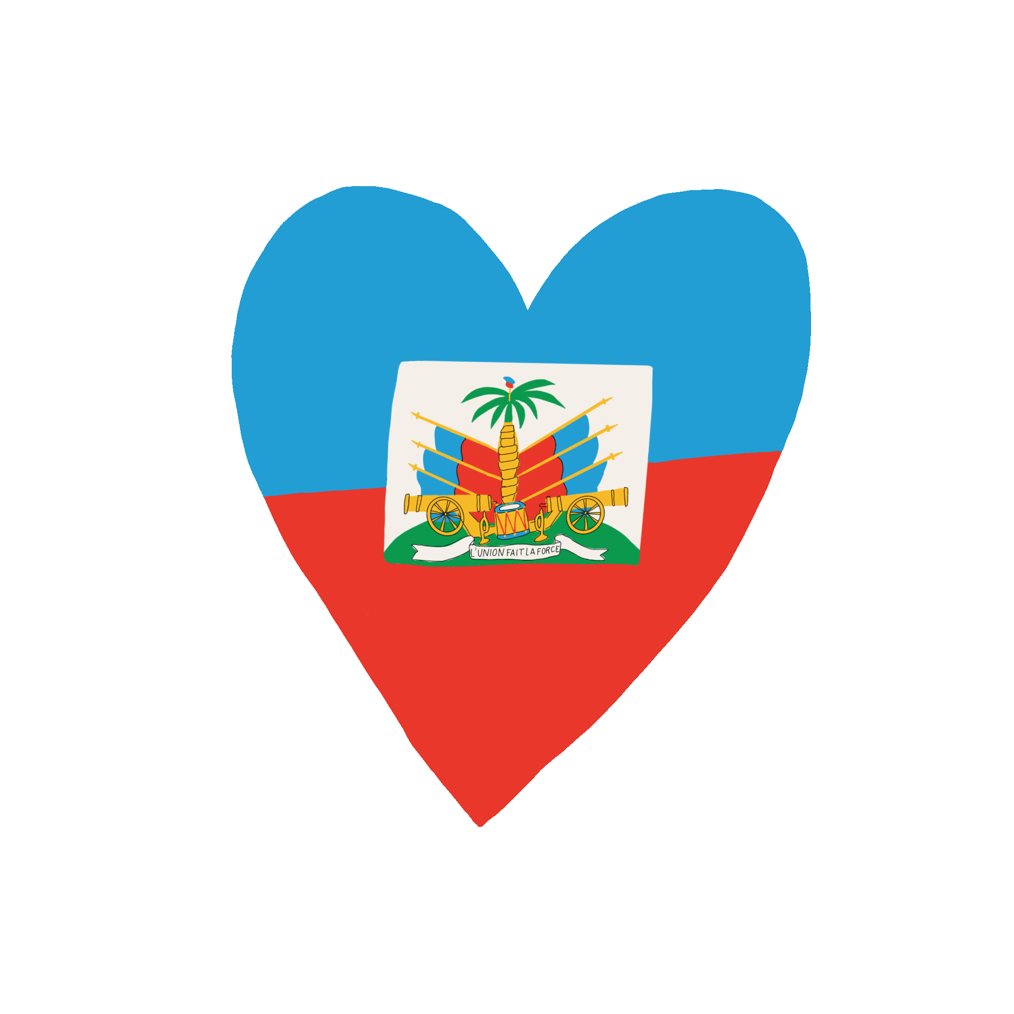 Haitian Flag Haiti Sticker for iOS & Android | GIPHY
