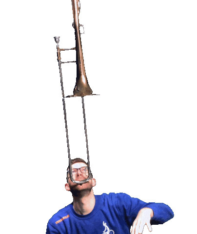 Trombone Folkert Sticker by Dweilorkest de Feintsjes for iOS & Android ...