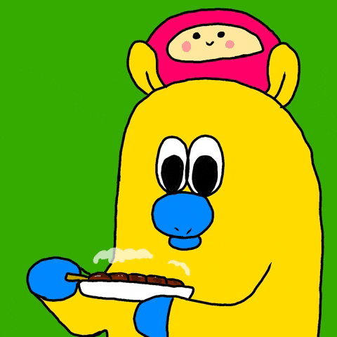 Hungry Illustration GIF by Gunmaunofficial - Find & Share on GIPHY