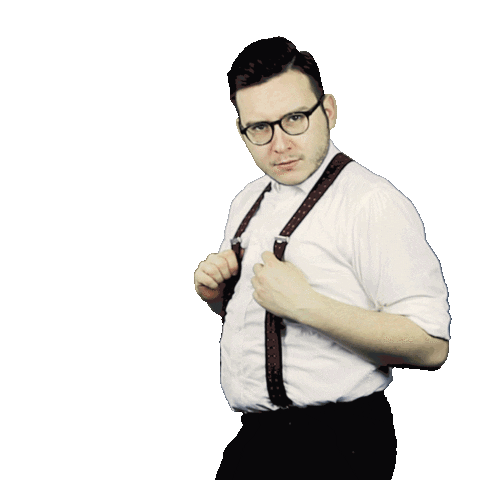 Suspenders L3K Sticker by Liebe3000 for iOS & Android | GIPHY