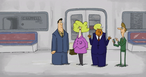 Knock Down Fat Man GIF by Jesters Animation - Find & Share on GIPHY