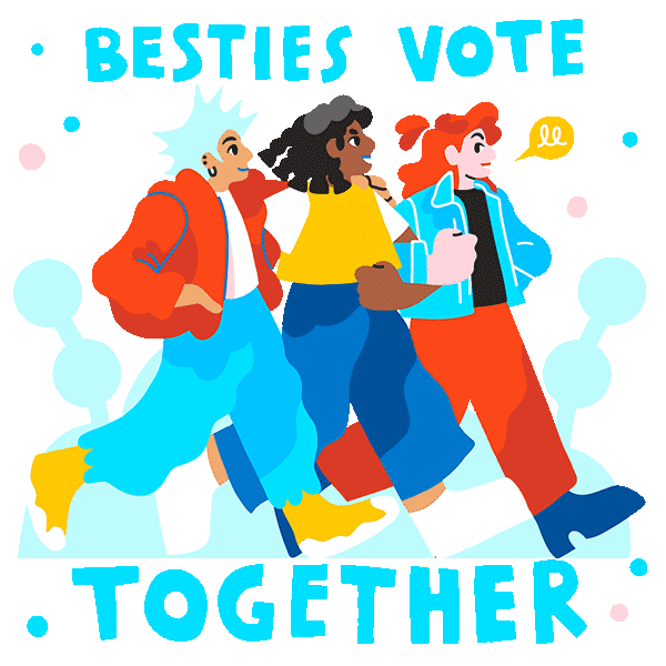 Voting Midterm Elections Sticker by imrobinthisjoint for iOS & Android ...