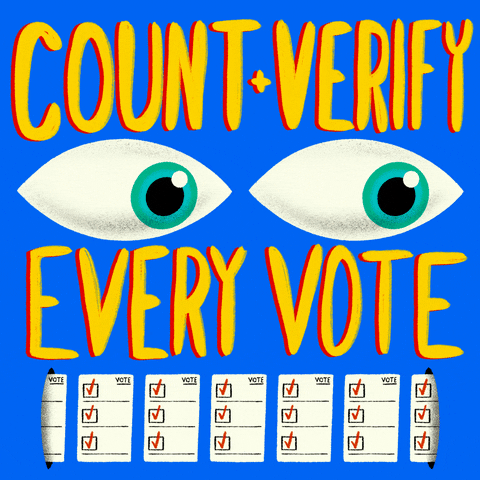 Count And Verify Every Vote GIFs - Get the best GIF on GIPHY