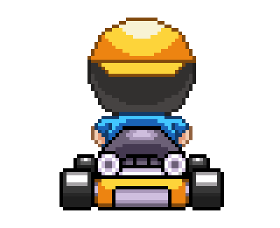 Mario Kart Pixel Art Sticker for iOS & Android | GIPHY