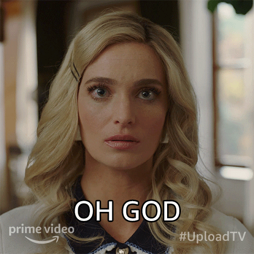 Oh God Reaction GIF by Amazon Prime Video - Find & Share on GIPHY
