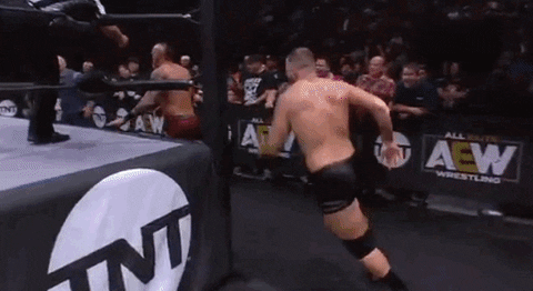 Throw Ä Ew GIF by All Elite Wrestling on TNT - Find & Share on GIPHY