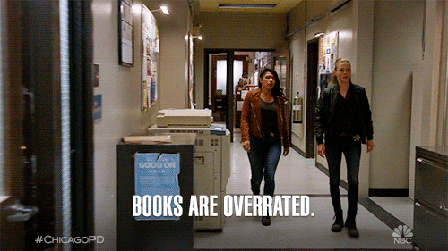 Books-are-overrated GIFs - Get the best GIF on GIPHY