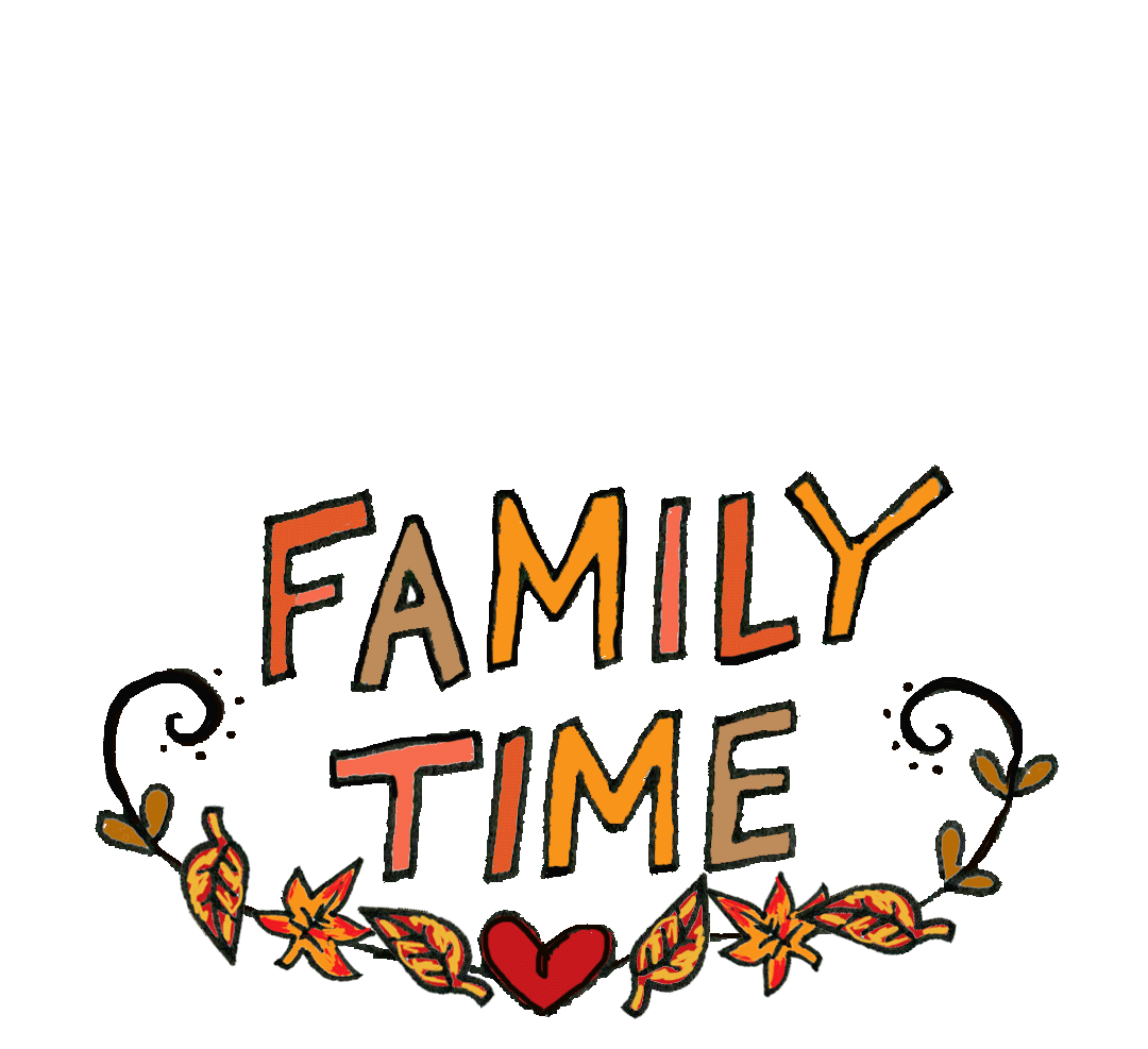 Family Thanksgiving Sticker by Natasha B. for iOS & Android | GIPHY