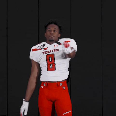Texas Tech Red Raiders Football Reaction Pack GIF by Texas Tech ...