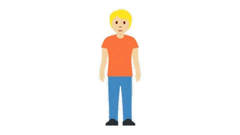 Walking Walk Sticker by EmojiVid for iOS & Android | GIPHY