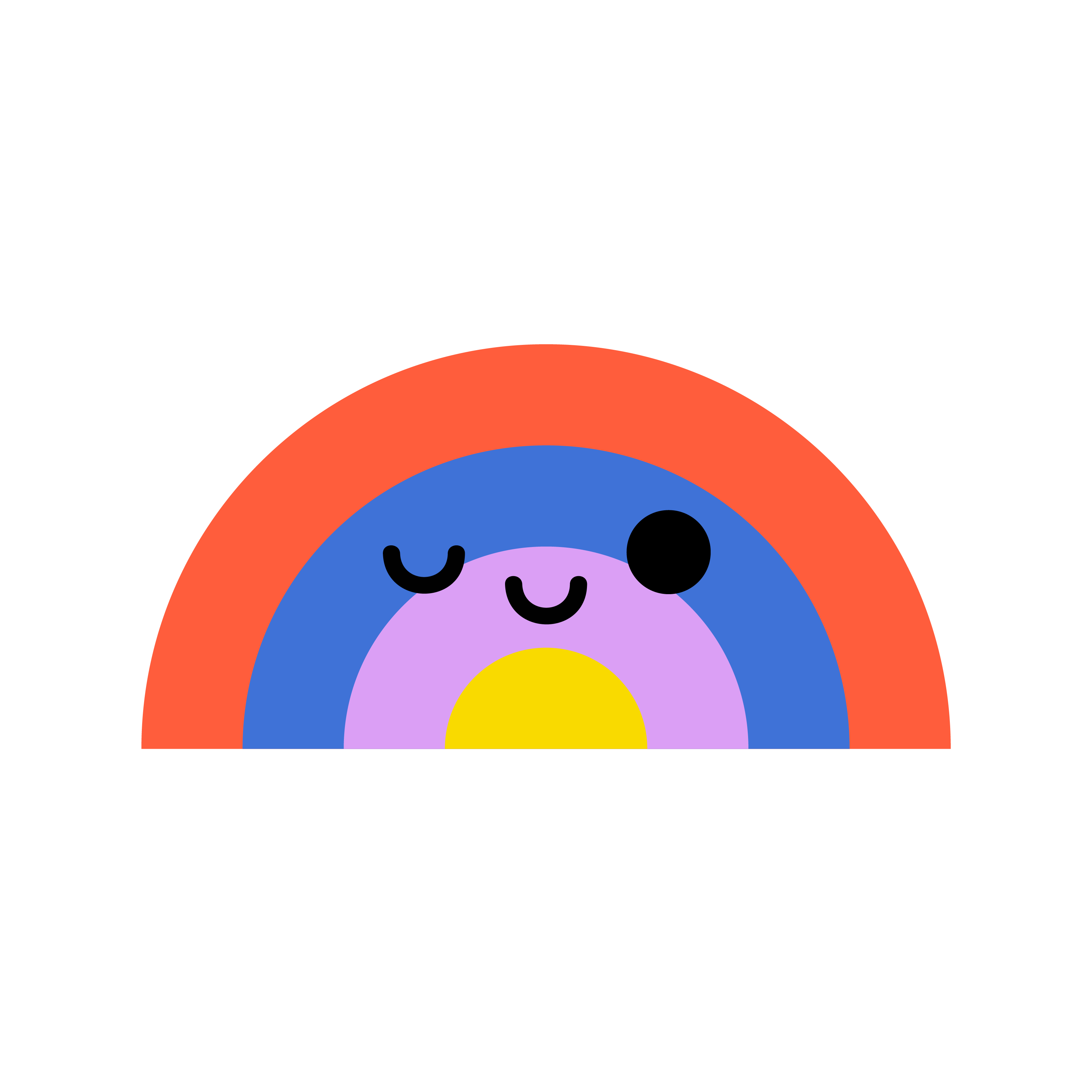 Rainbow Wink Sticker by mlbeprojects for iOS & Android | GIPHY