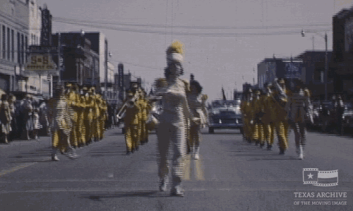 Marching Band Dance GIF by Texas Archive of the Moving Image - Find ...