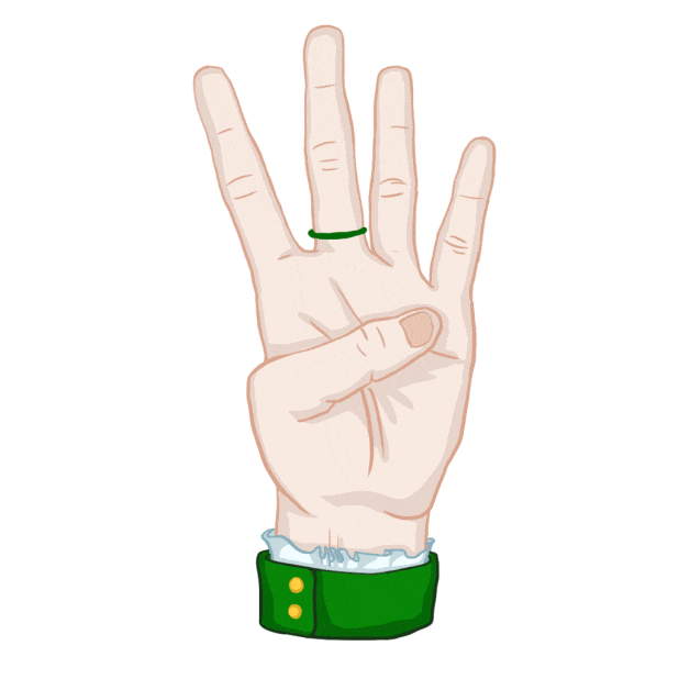 Patrick Hand Gestures by Stickerpacks.design | GIPHY