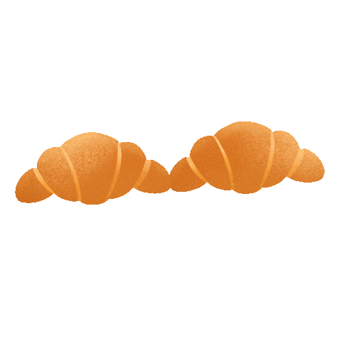 Bread Croissant Sticker by JenChibi for iOS & Android | GIPHY