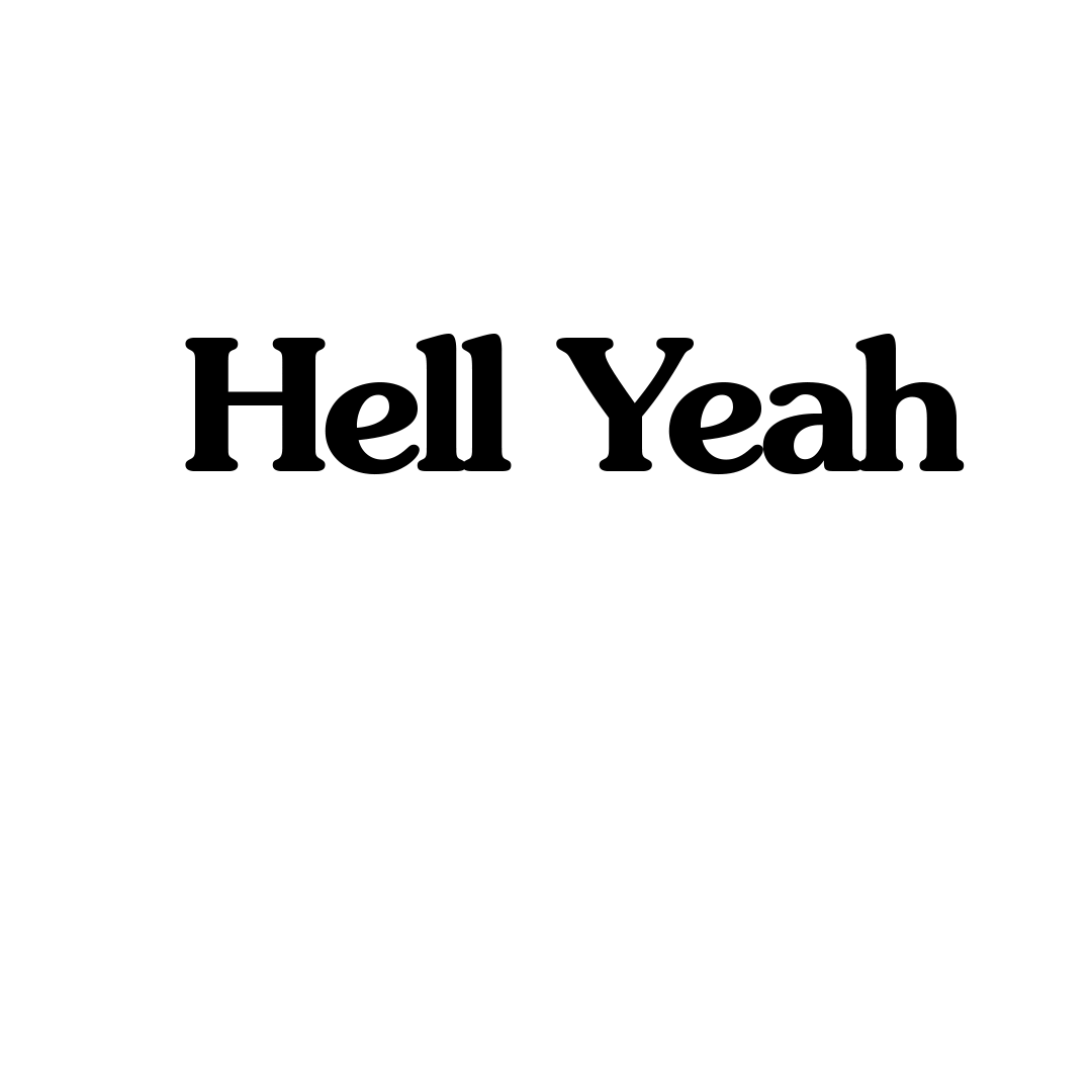 Hell Yeah Sticker by Raffaella for iOS & Android | GIPHY
