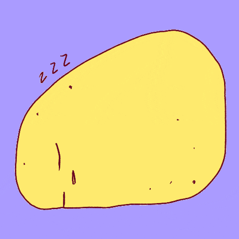 Tired Sweet Potato GIF by Alice Socal - Find & Share on GIPHY