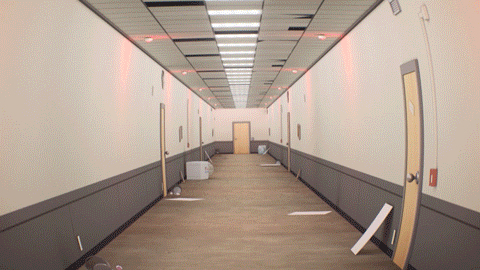 Inception Hallway Gif