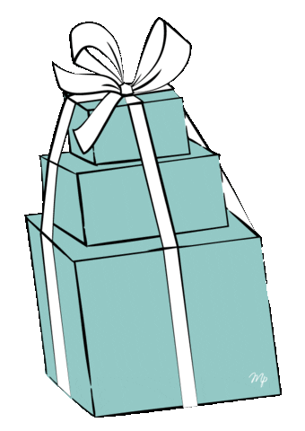 Blue Box Celebration Sticker for iOS & Android | GIPHY