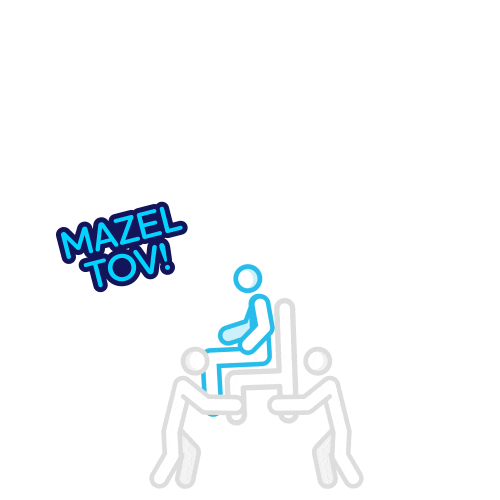 Wedding Mazel Tov Sticker by jswipe for iOS & Android | GIPHY