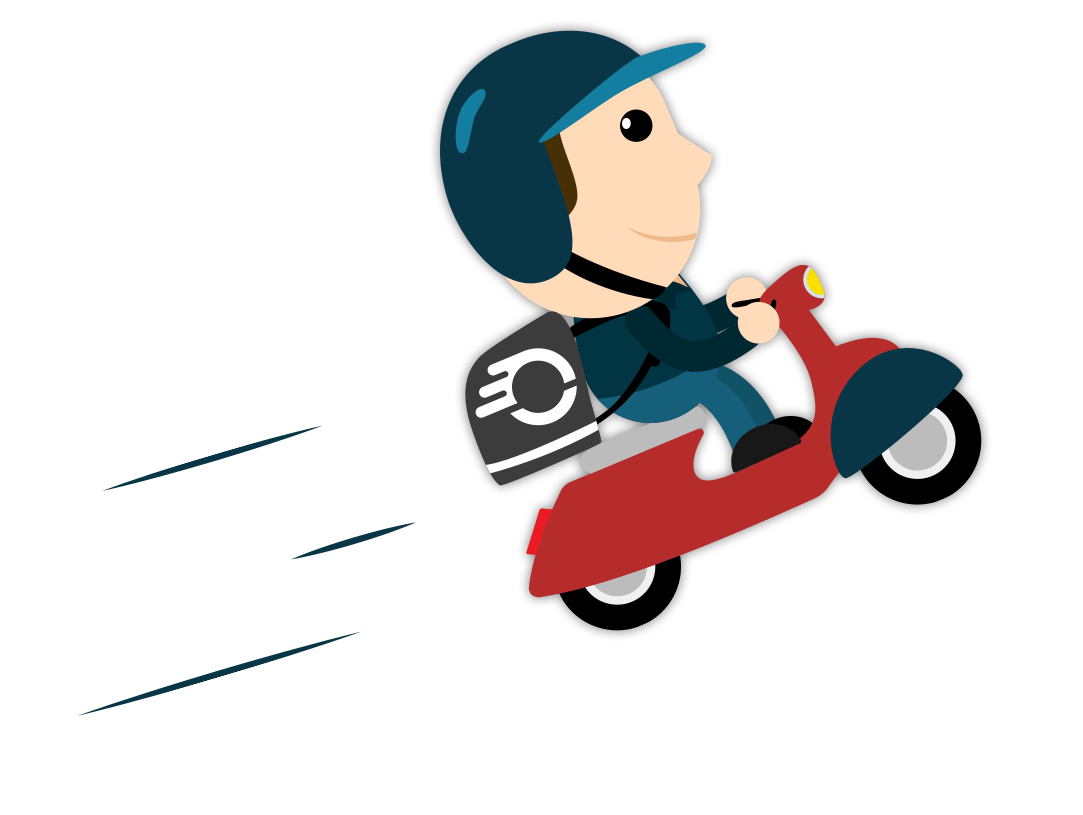 Delivery Scooter Gif at Nathan Mcnicholas blog