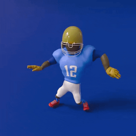 Dance Football GIF by sallybrabbit - Find & Share on GIPHY