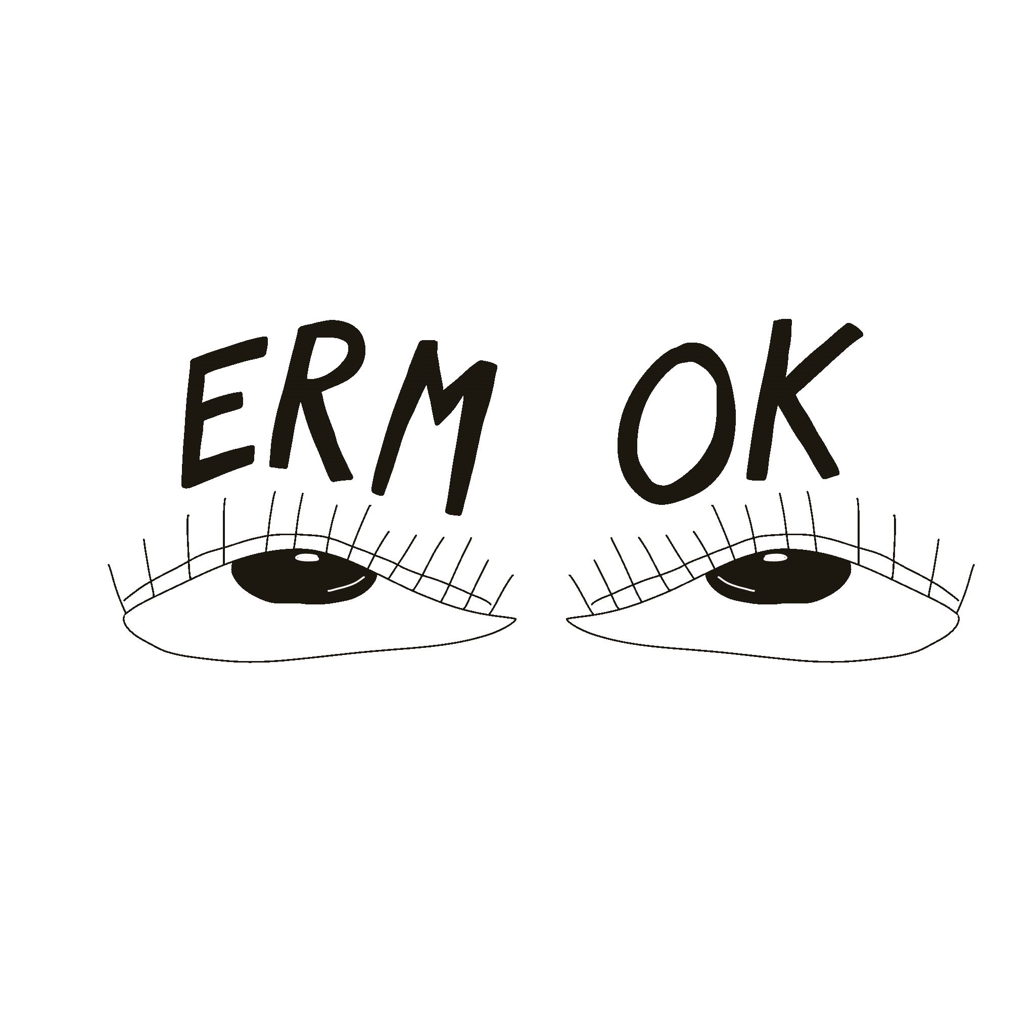 Erm Ok Sticker by Theweirdandwild for iOS & Android | GIPHY