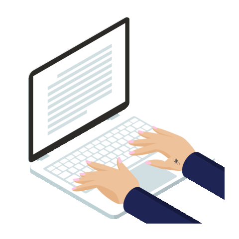 Typing Gifs Animated Man Typing On A Keyboard By Ani On Dribbble