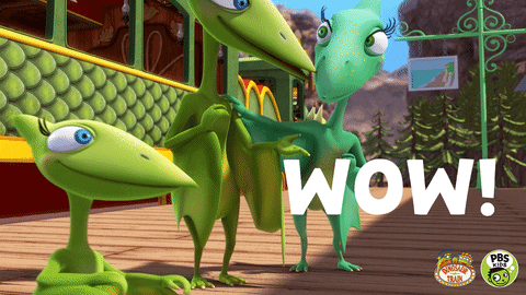 Dinosaur Train Wow GIF by PBS KIDS - Find & Share on GIPHY