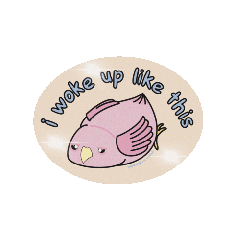 Tired Good Morning Sticker for iOS & Android | GIPHY