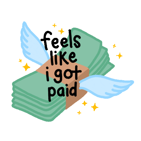 Happy Pay Day Sticker by FITZ for iOS & Android | GIPHY