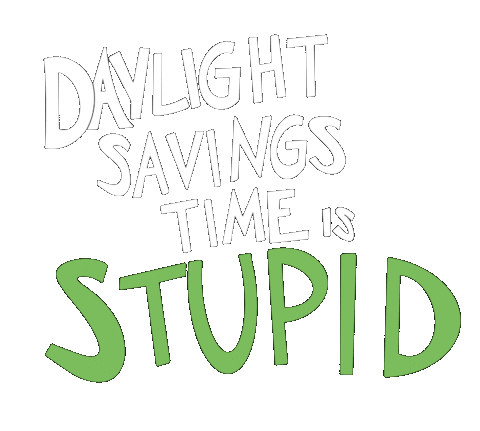 Fall Back Time Change Sticker by Matt Tolbert for iOS & Android | GIPHY