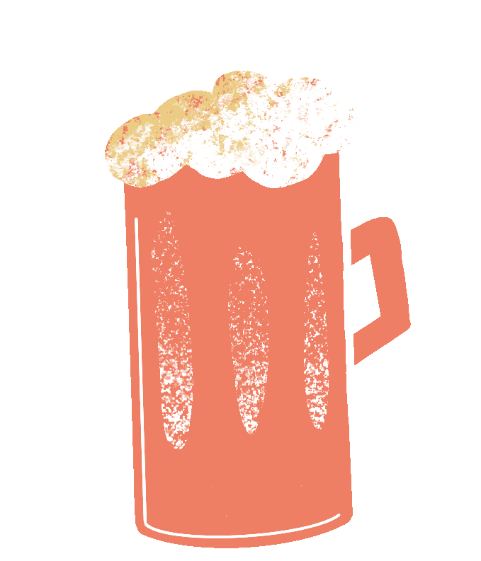 Beer Fall Sticker by Kelsey Davis for iOS & Android | GIPHY