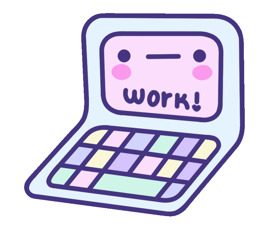 Work Working Sticker by beckycas for iOS & Android | GIPHY