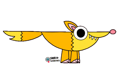 Fox Trick Sticker by SWR Kindernetz for iOS & Android | GIPHY