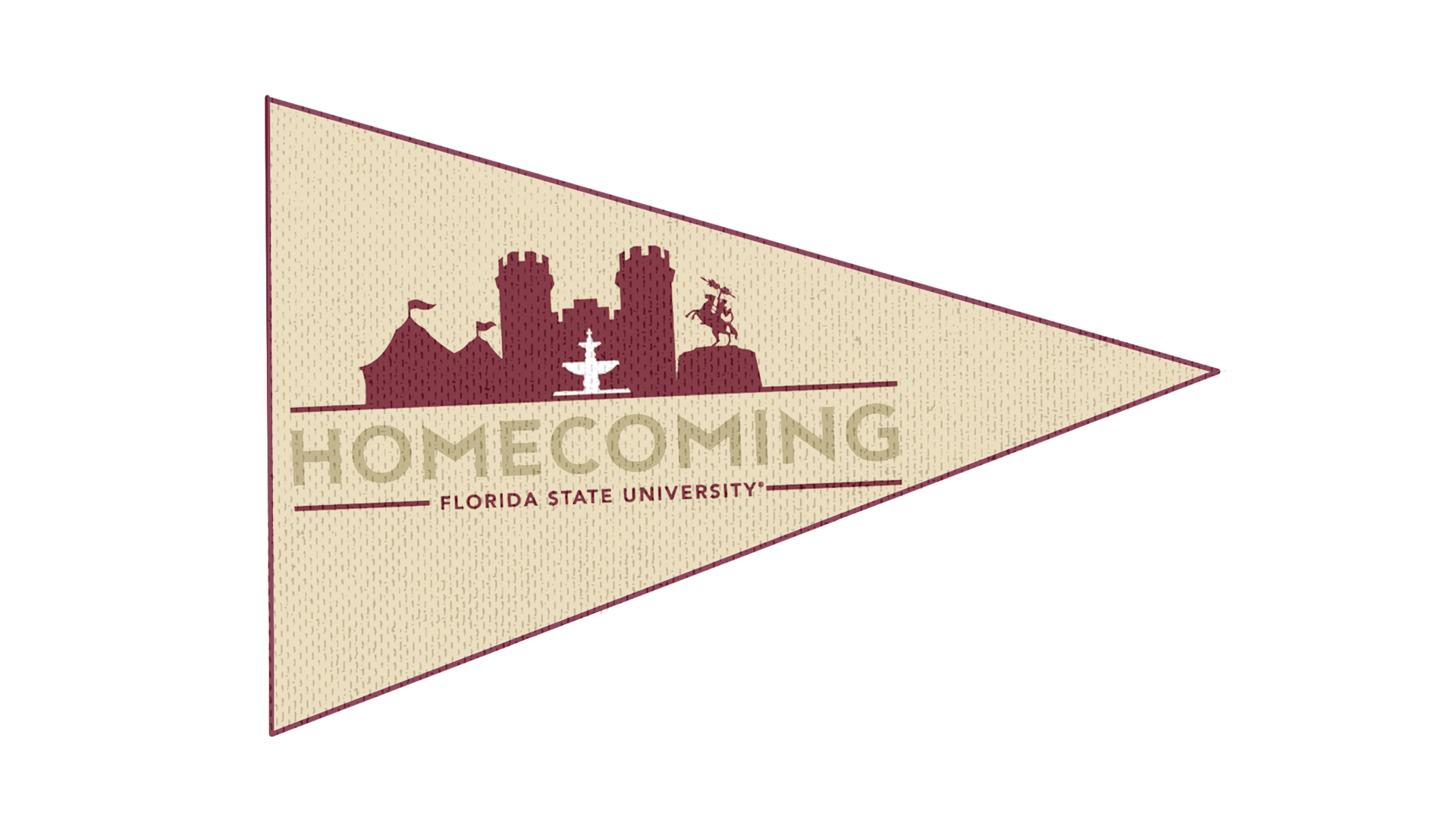 Flag Pendant Sticker by FSU Homecoming for iOS & Android | GIPHY