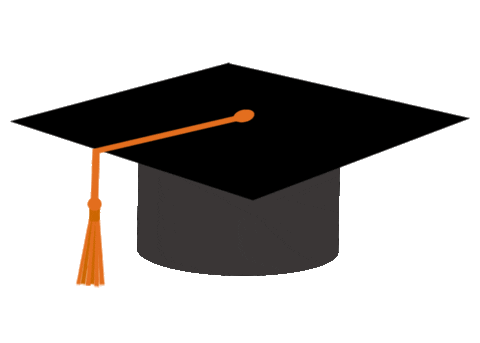 Graduation Cap Sticker by Buffalo State College for iOS & Android | GIPHY