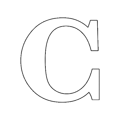 Letter C Sticker by Adrian Valia for iOS & Android | GIPHY