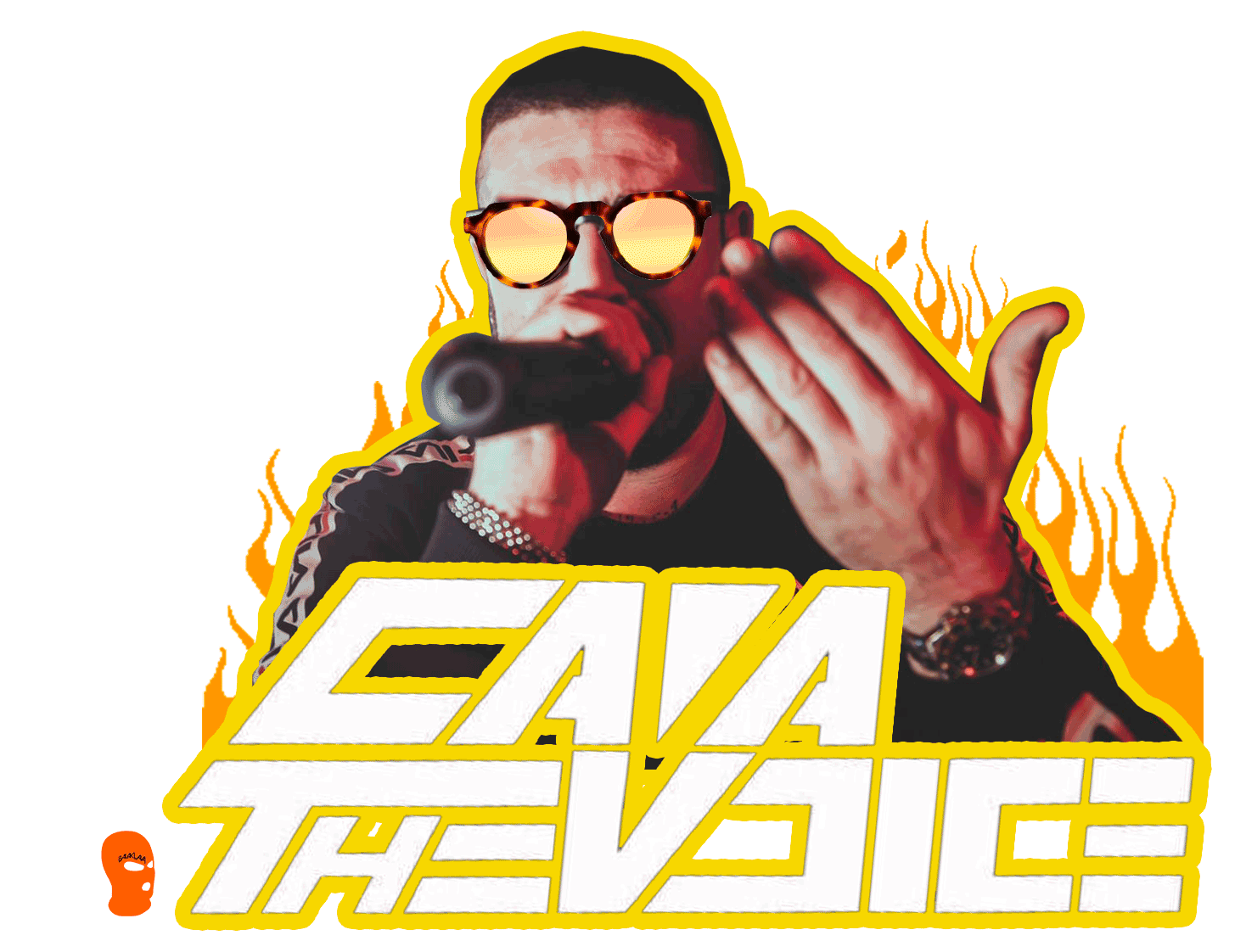 Fire Rap Sticker by Balaklava for iOS & Android | GIPHY