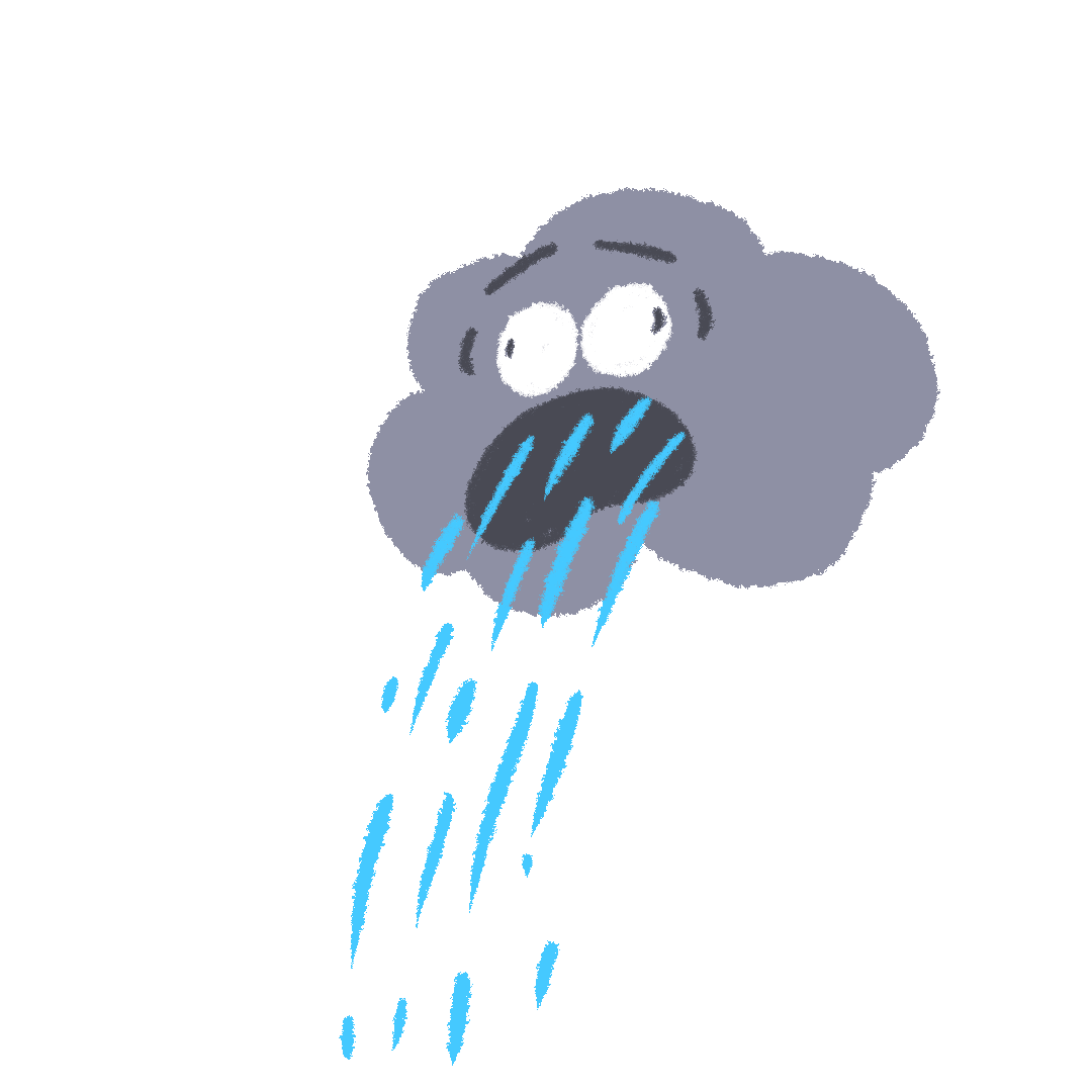 Winter Raining Sticker by Milk and peppers for iOS & Android | GIPHY