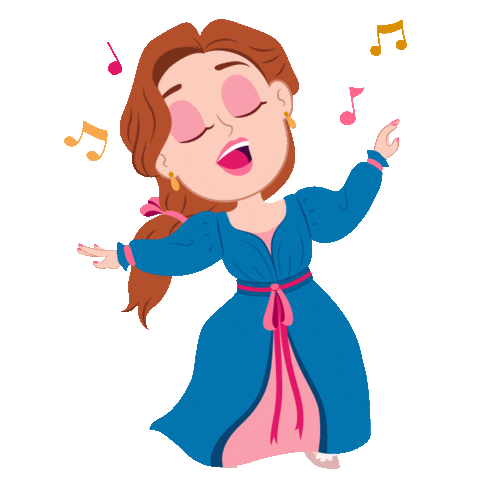 Magic Singing Sticker by Walt Disney Studios for iOS & Android | GIPHY