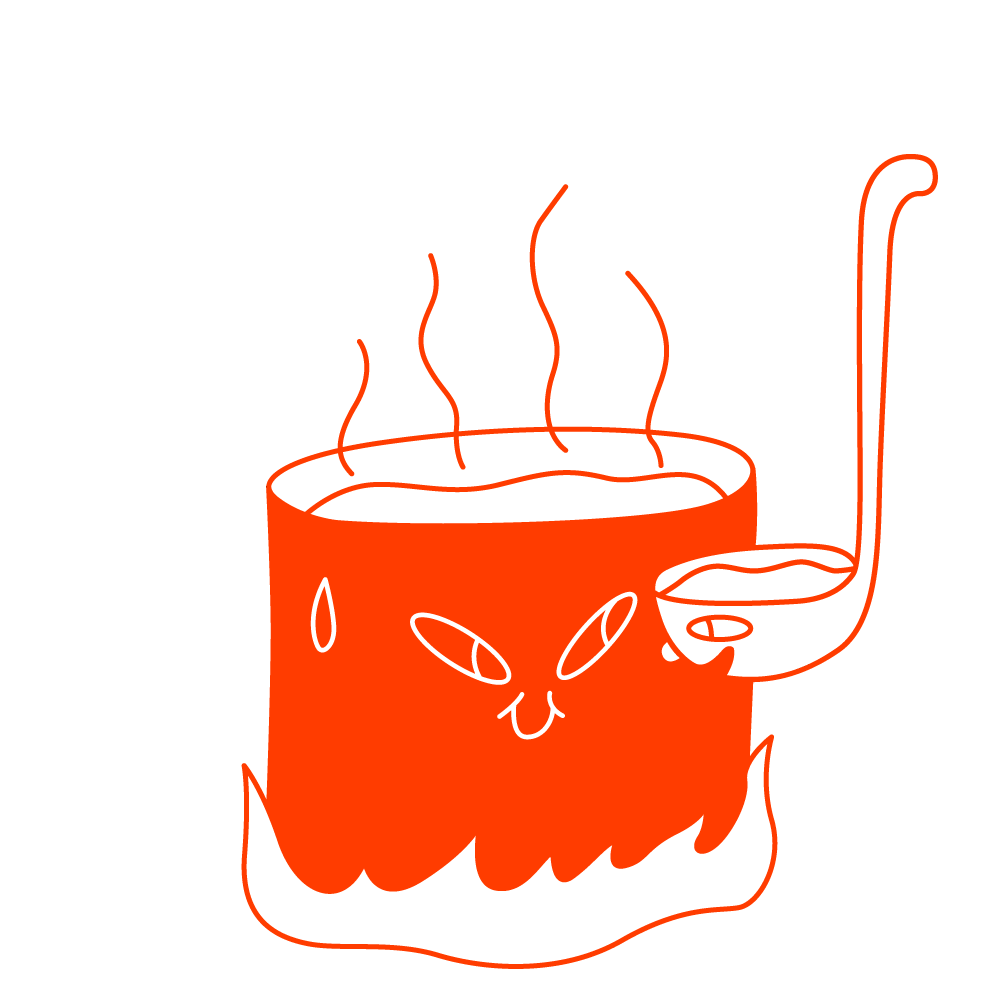 Boiling Pot Sticker by AskMama for iOS & Android | GIPHY