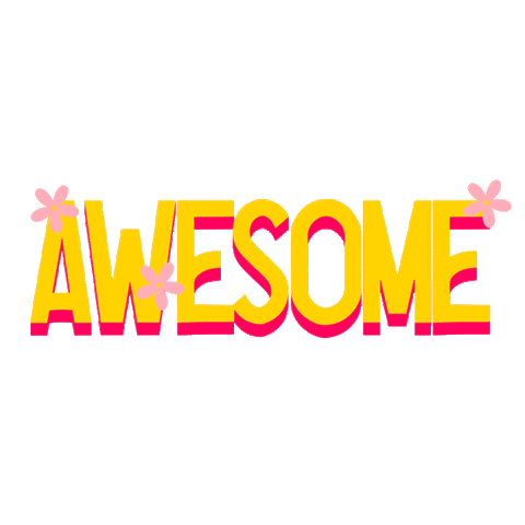 The Word Awesome Gif