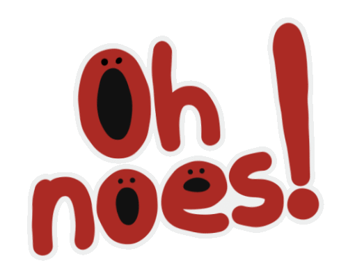 Scared Oh No Sticker for iOS & Android | GIPHY