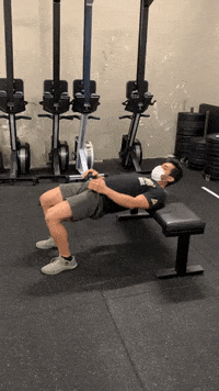 Barbell Hip Thrust Gif