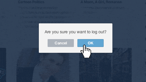 Logout Button Gif