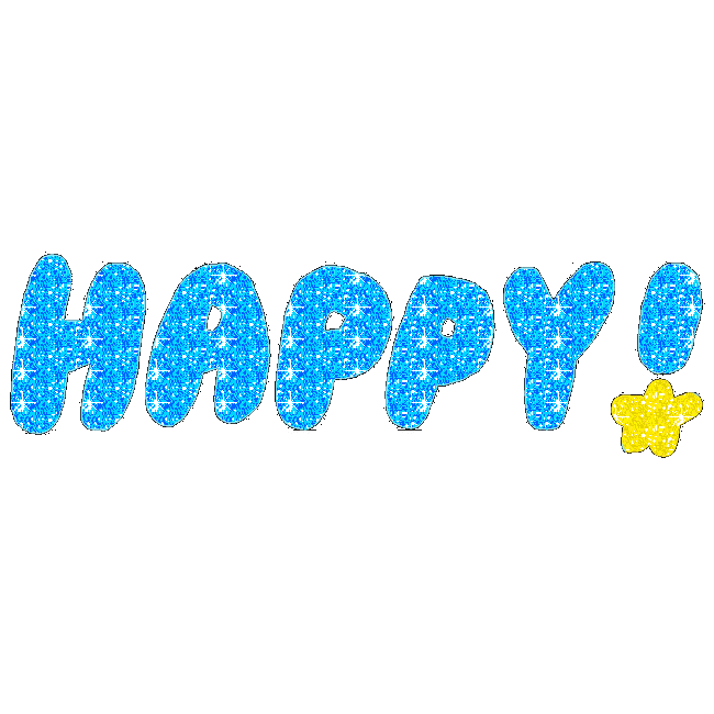 Happy Glitter Sticker for iOS & Android | GIPHY