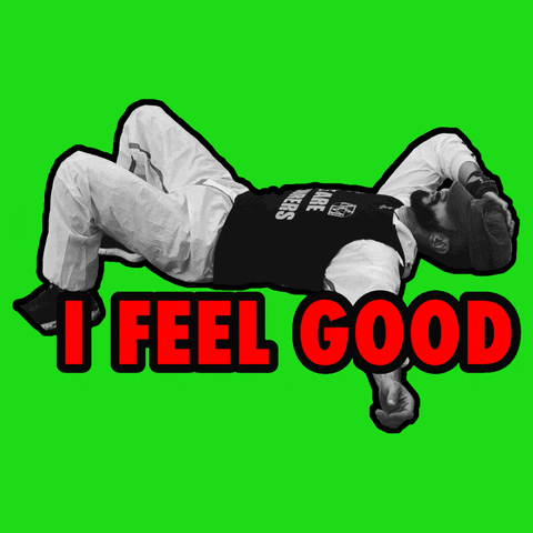 I Feel Good Fitness GIF by Italian Blade Events - Find & Share on GIPHY