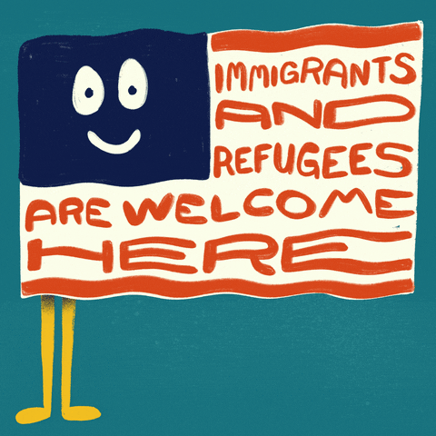 Immigrants-welcome GIFs - Get the best GIF on GIPHY