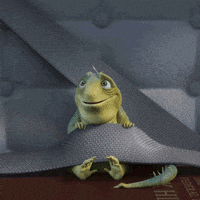Frilled Lizard Running Gif
